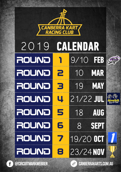Calendar – Canberra Kart Racing Club